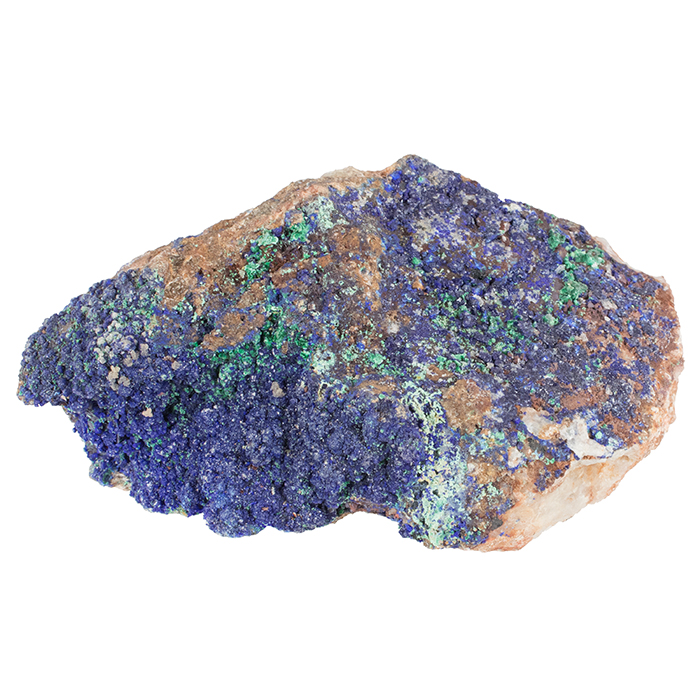 Azurite Malachite Druzy - Small | Silver Streak